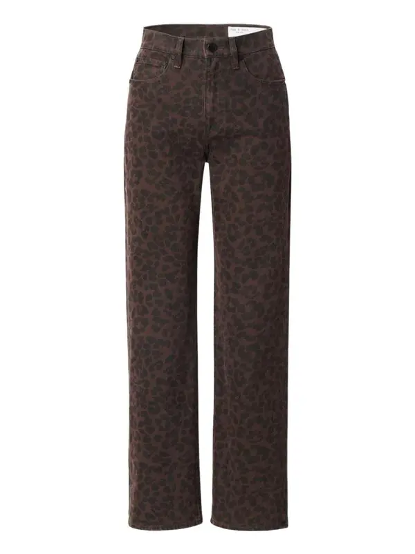 Rag & Bone Printed Trousers - Leopard