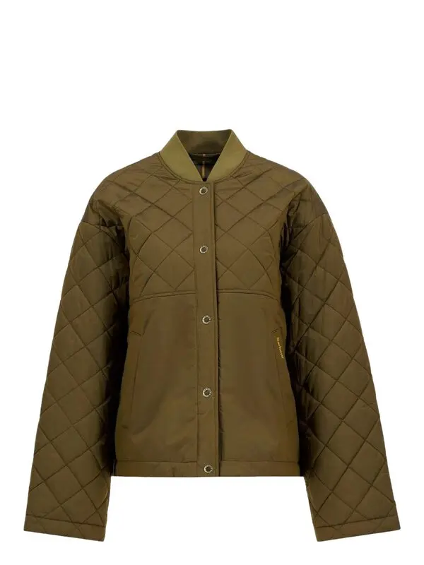 Barbour Quilted Long Sleeve Jacket - Brown