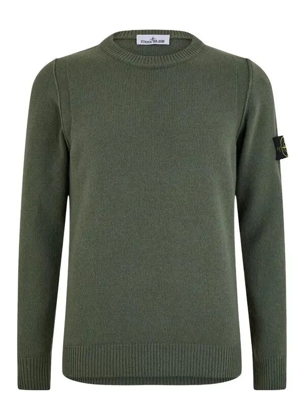 Stone Island Crewneck Jumper - Black