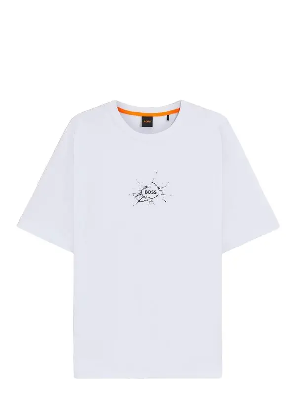 Hugo Boss Logo Crew-neck T-shirt - White