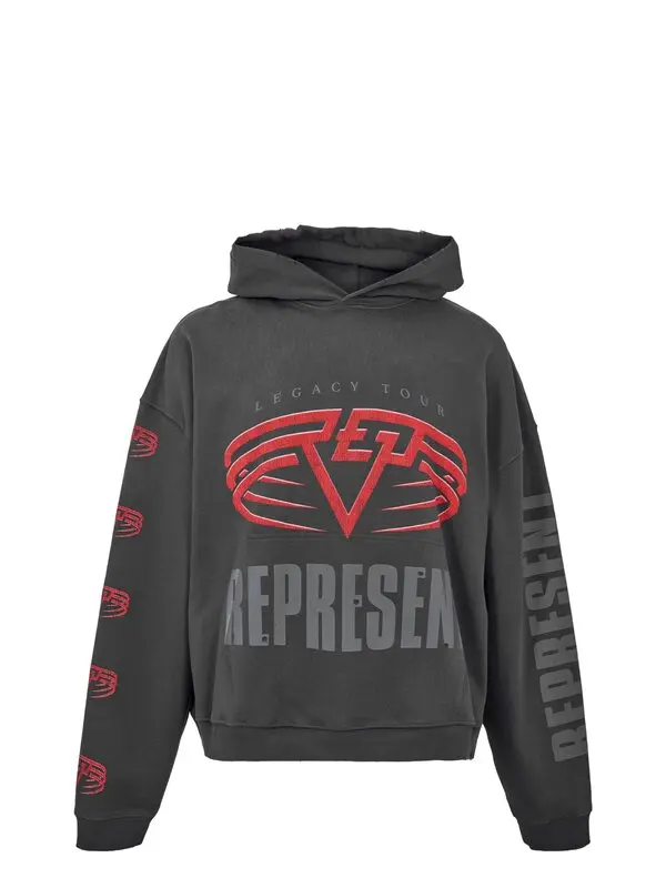 REPRESENT Hooded Sweatshirt - Black