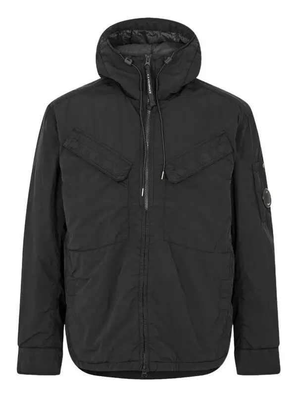 C.P. COMPANY Padded Overshirt - Black