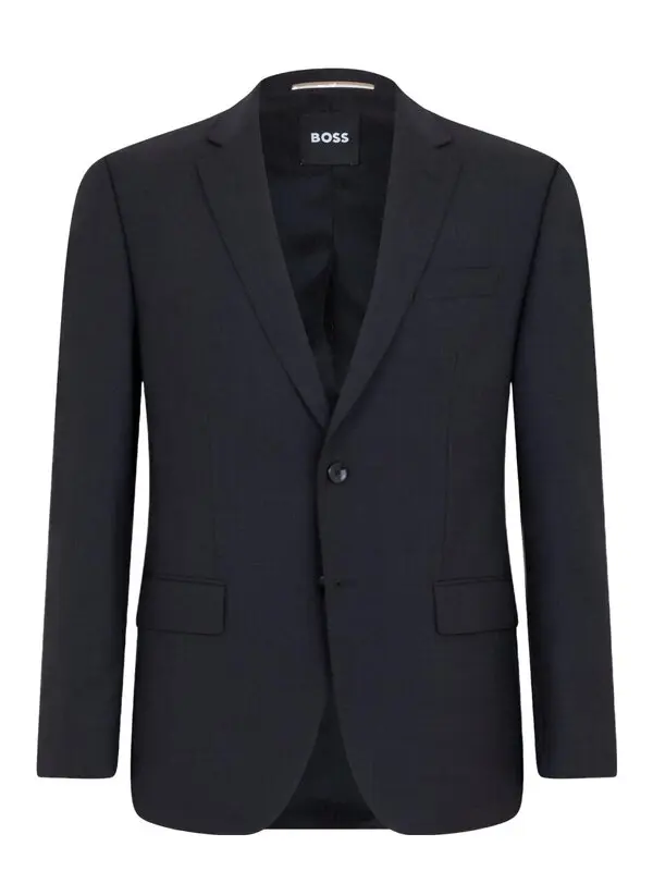 Hugo Boss Single-breasted Blazer - Black