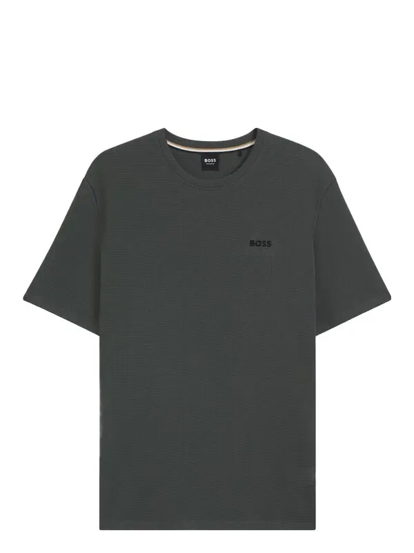 Hugo Boss Logo Crew-neck T-shirt - Black