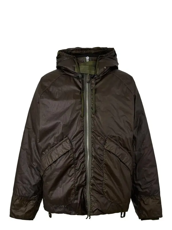 C.P. COMPANY Bomber Jacket With Water-repellent Nylon - Black