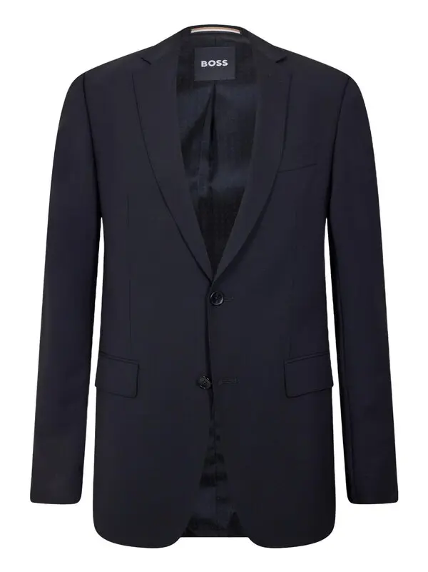 Hugo Boss Single-breasted Blazer - Black