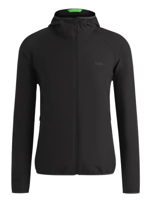 Hugo Boss Performance Softshell Zip-up Jacket - Black