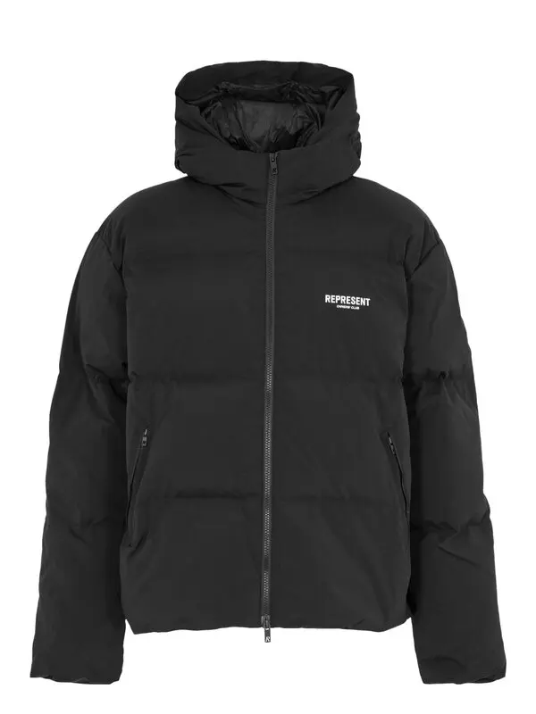 REPRESENT Padded Down Jacket - Black