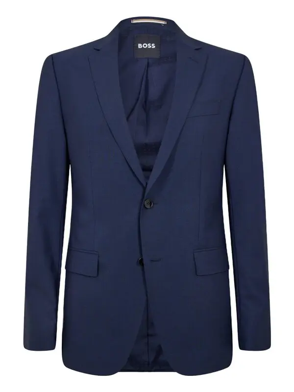 Hugo Boss Single-breasted Blazer - Blue