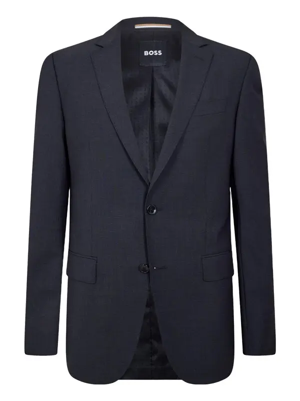 Hugo Boss Single-breasted Blazer - Black