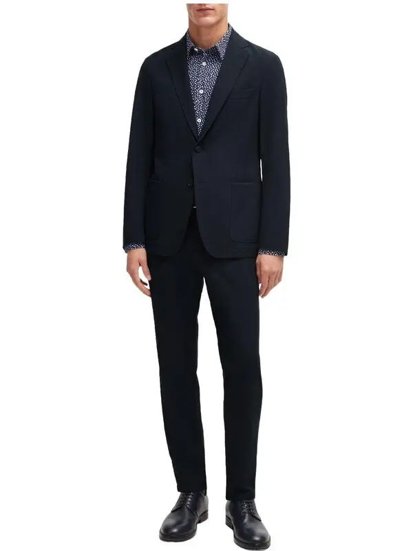 Hugo Boss Single-breasted Blazer - Black