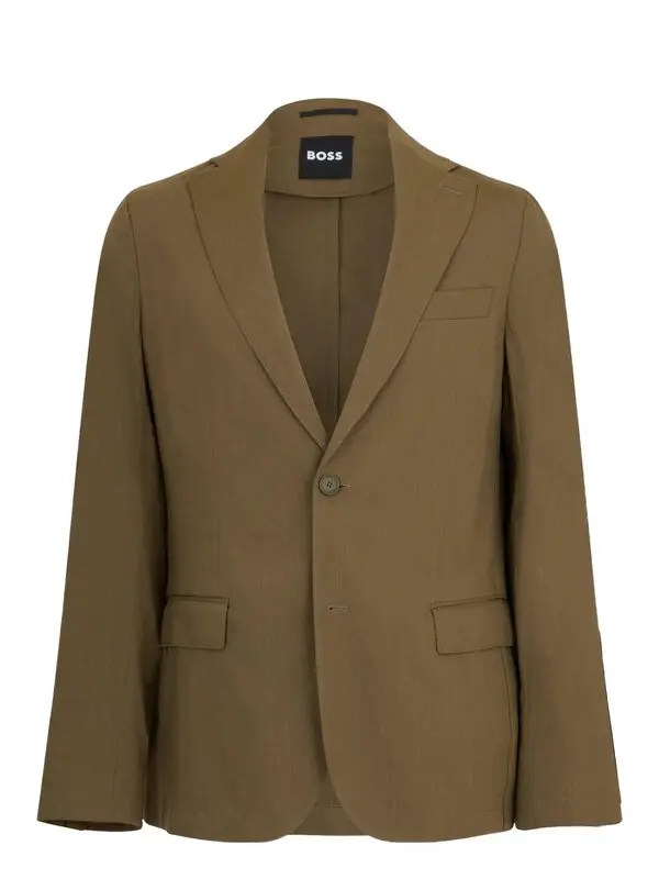 Hugo Boss Stylish And Minimalist Blazer - Green