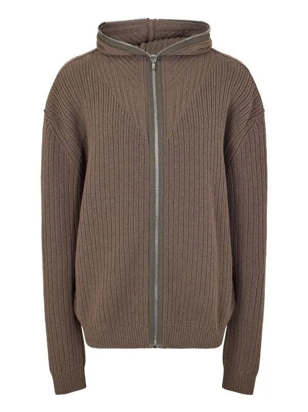Rick Owens Solid-color Zip Hoodie - Brown
