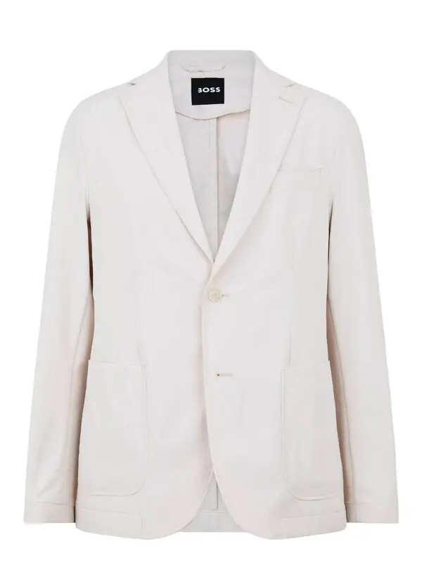 Hugo Boss Single-breasted Blazer - White