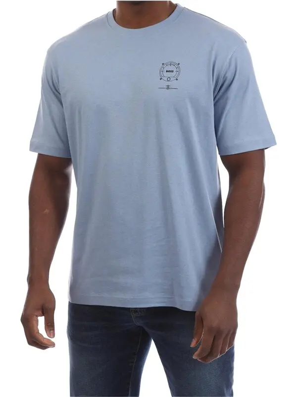 Hugo Boss Logo Crew-neck T-shirt - Blue