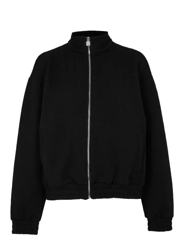 Hugo Boss Dargie Full-zip Fleece Jacket - Black