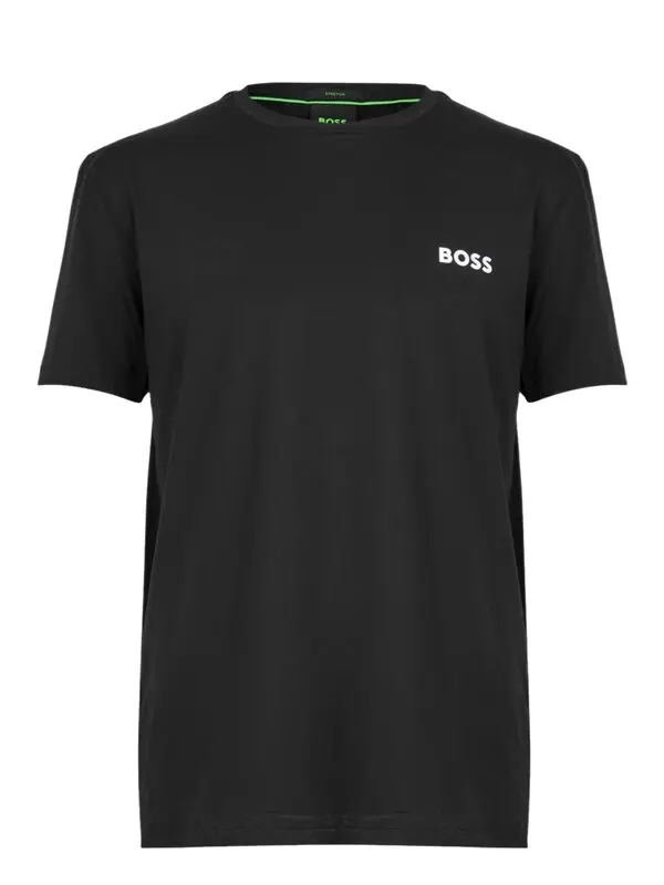 Hugo Boss Boss Ts Active Cn Logo 10267204 01 - Black