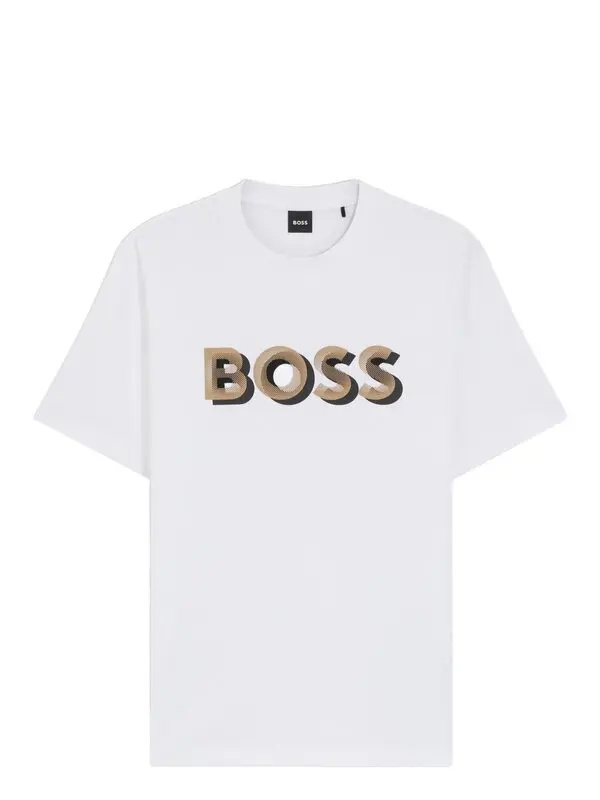 Hugo Boss Logo Crew-neck T-shirt - White