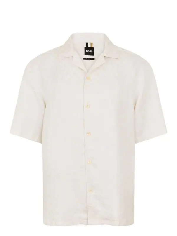 Hugo Boss Hbb C Lars Plain Short-sleeve Shirt - White