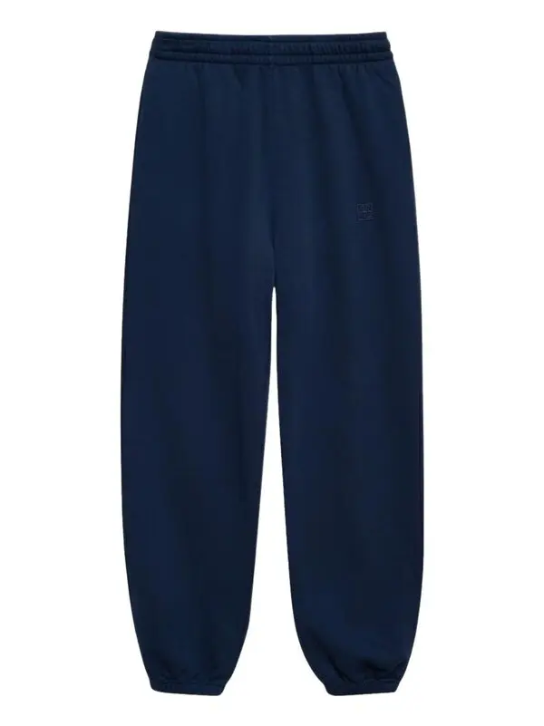 ANINE BING Elastic Waist Sports Pants - Dark Blue