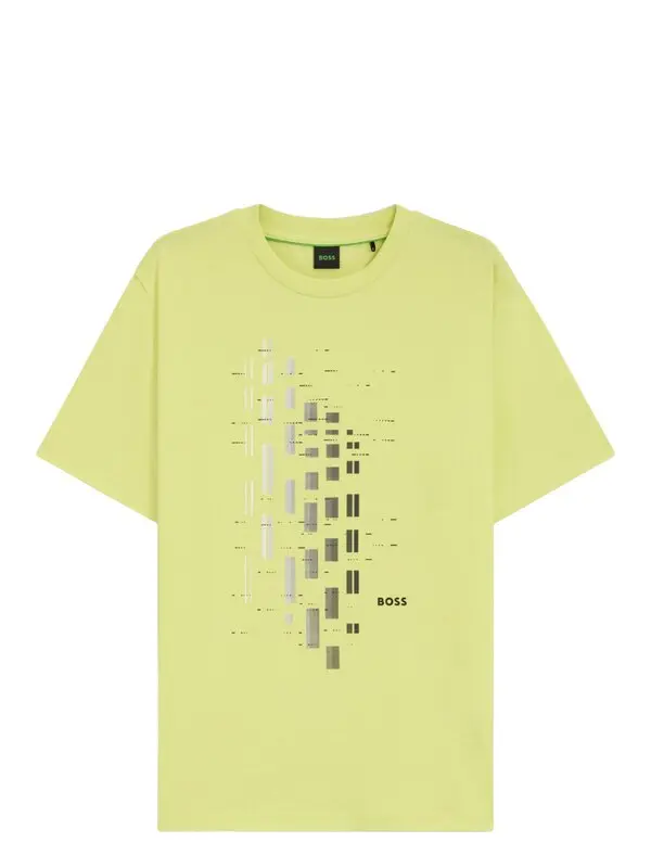 Hugo Boss Logo Crew-neck T-shirt - Yellow