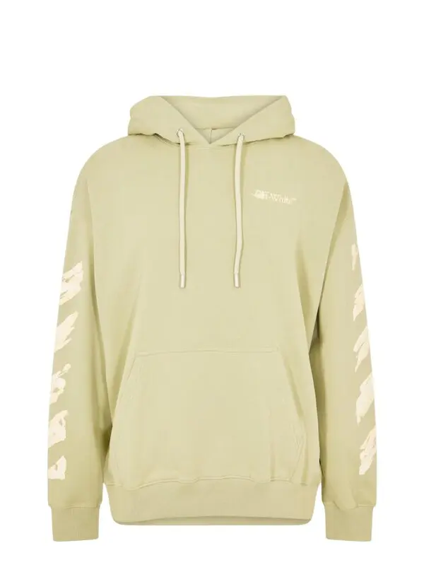 Off-White Ink Arrow Over-the-head Hoodie - Yellow