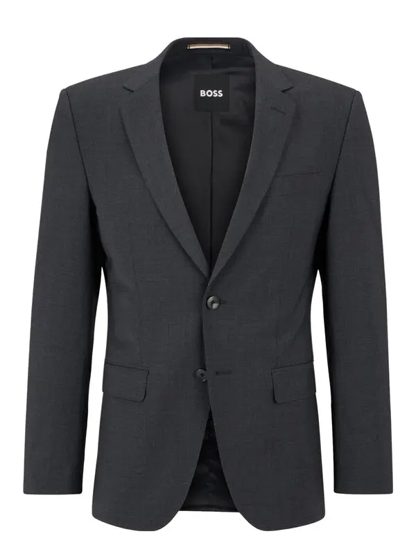 Hugo Boss Single-breasted Blazer - Black