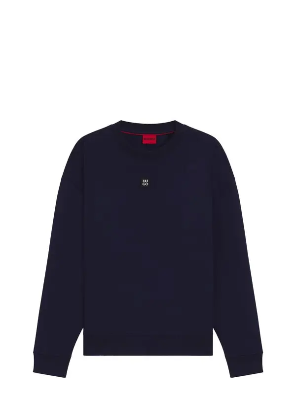 Hugo Boss Crewneck Sweatshirt With Logo Detail - Black