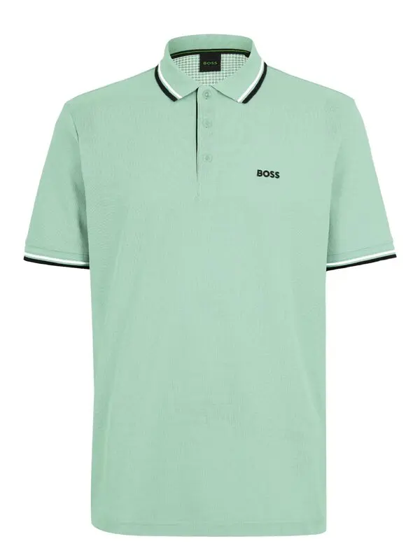 Hugo Boss Logo Short-sleeve Polo Shirt - Green