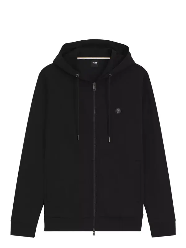 Hugo Boss Spence Full Zip Fleece - Black