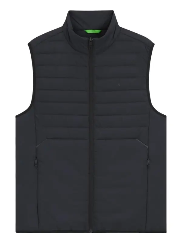 Hugo Boss Urbanex Horizontal Quilted Gilet - Black