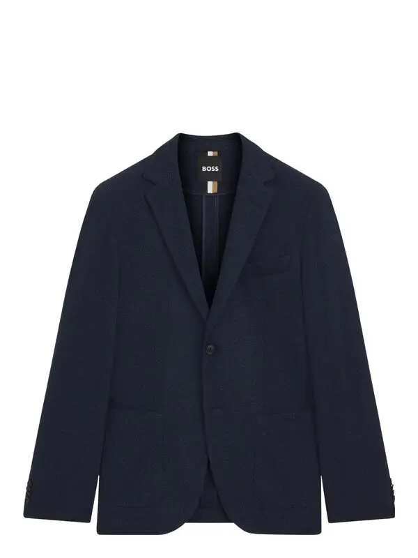 Hugo Boss Single-breasted Blazer - Black