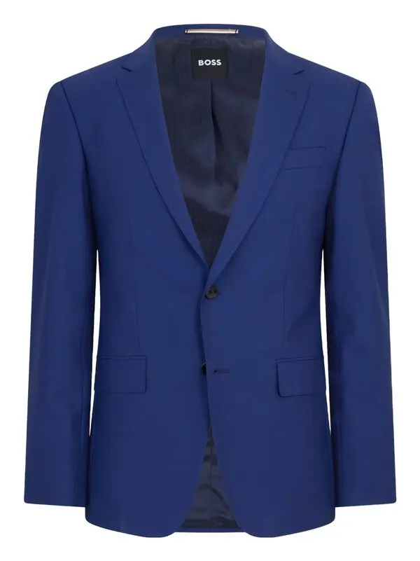 Hugo Boss Single-breasted Blazer - Blue