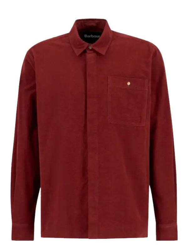 Barbour Long Sleeve Shirt - Fired Brck