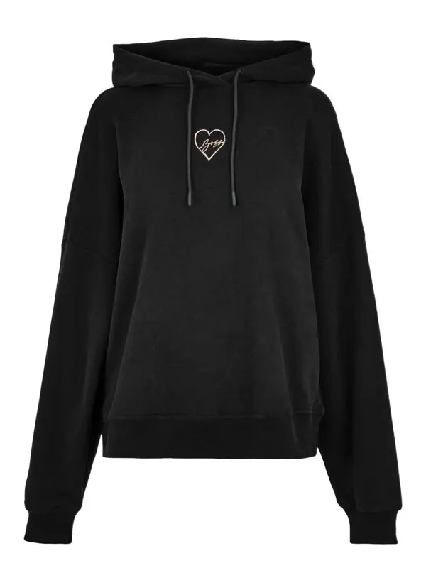 Hugo Boss Logo Heart Hoodie - Black