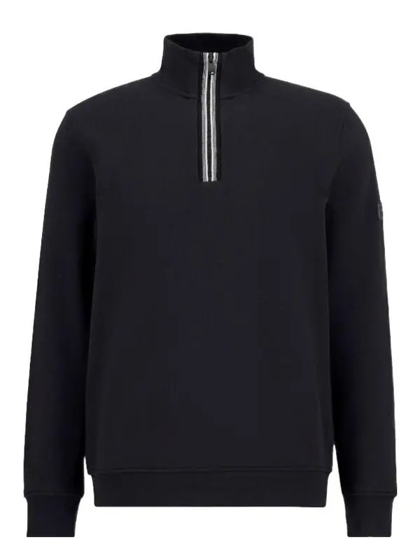 Barbour Long-sleeved Half-zip Sweatshirt - Black