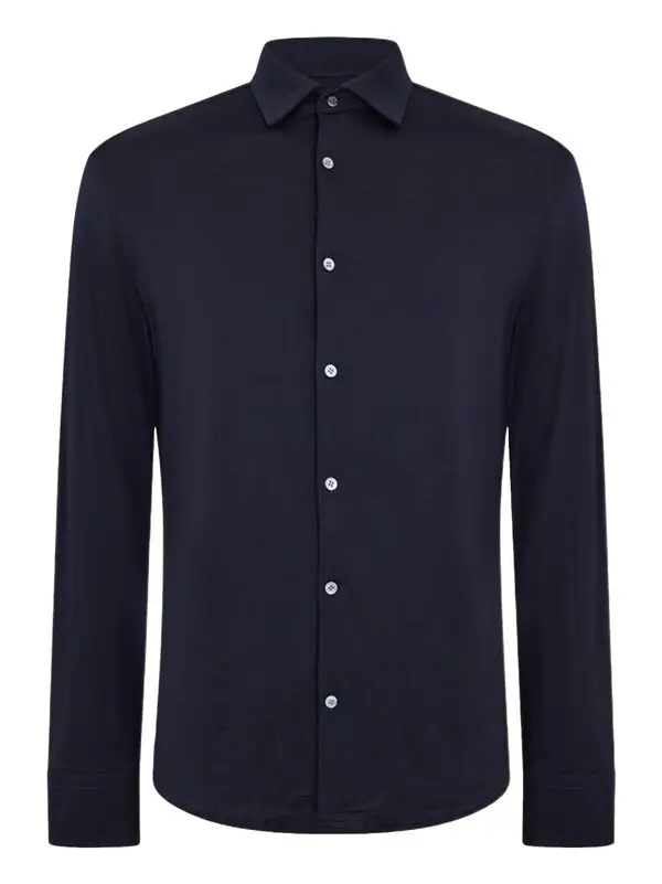 Jacob Cohen Long-sleeve Plain Shirt - Black