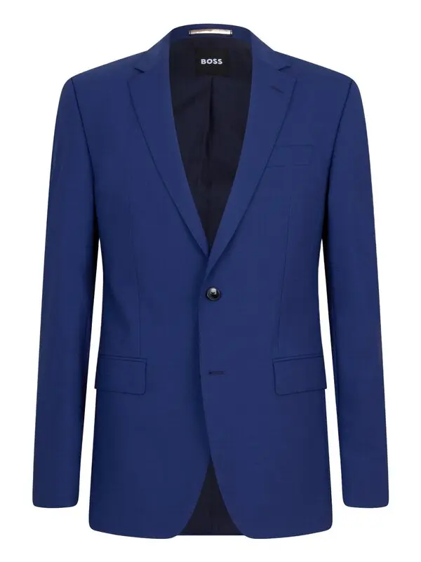 Hugo Boss Single-breasted Blazer - Blue