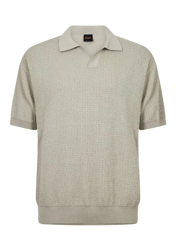 Hugo Boss Short Sleeve Polo Shirt - Nude