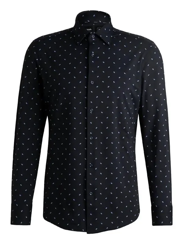 Hugo Boss Oxford Shirt - Black