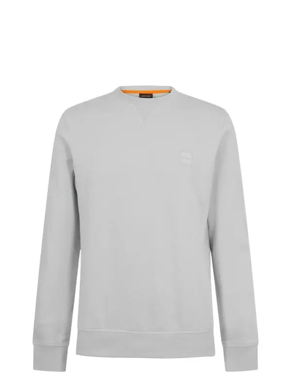 Hugo Boss Westart Crew Sweatshirt, Premium Cotton - White