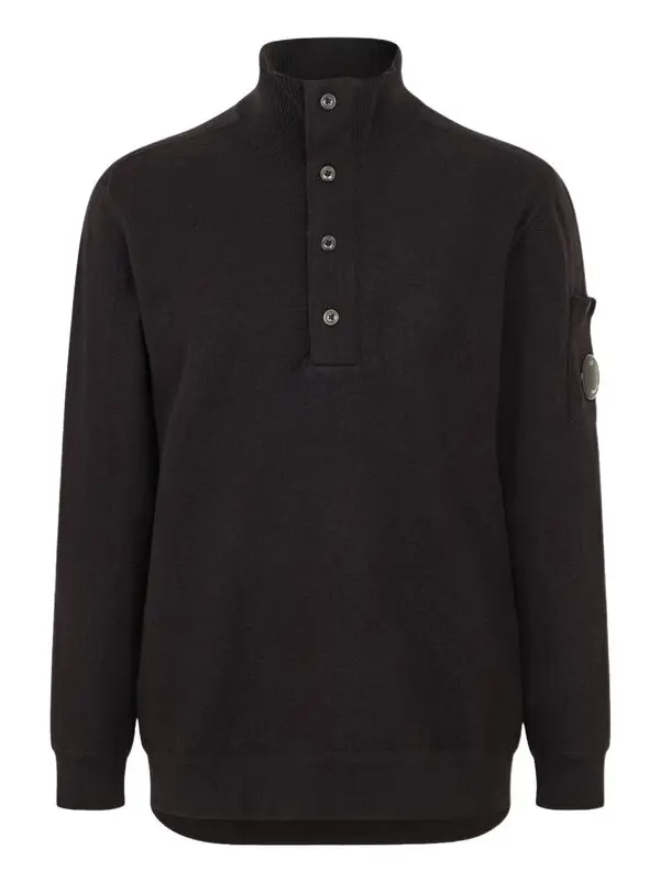 C.P. COMPANY Crew Neck Jumper - Black
