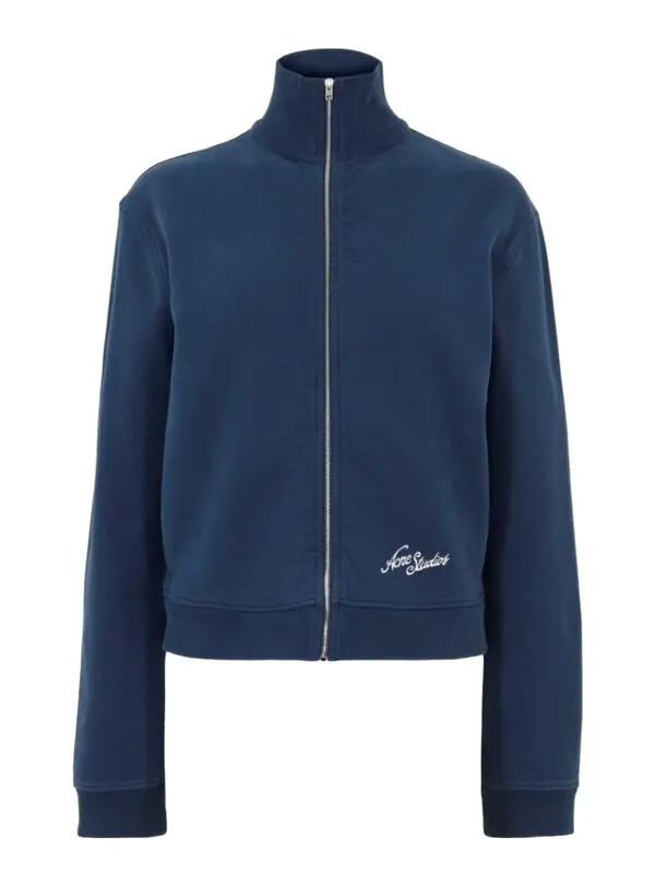 Acne Studios Zip Hoodie - Blue