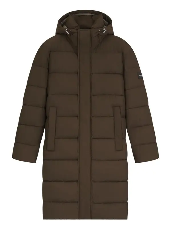 Hugo Boss Long Sleeve Cotton-padded Jacket - Green