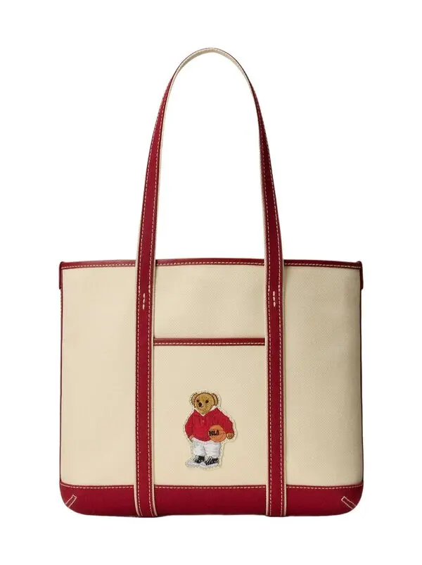 Polo Ralph Lauren Bear Tote Bag - Nude