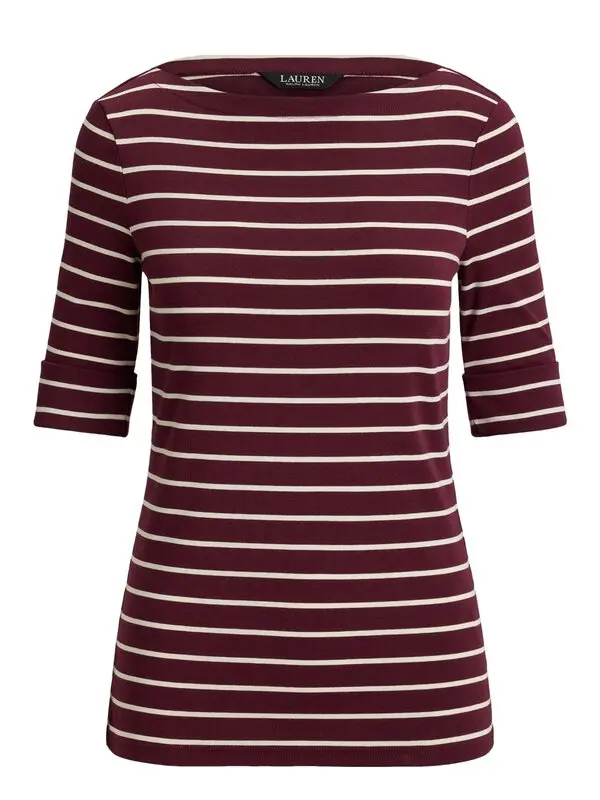 Ralph Lauren Striped Boatneck T-shirt - No