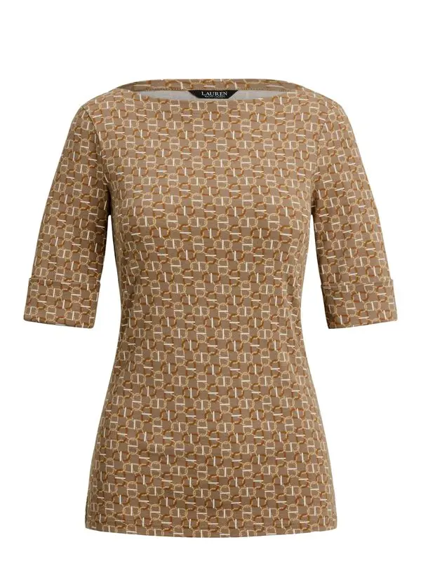 Ralph Lauren Printed Short Sleeve T-shirt - Brown