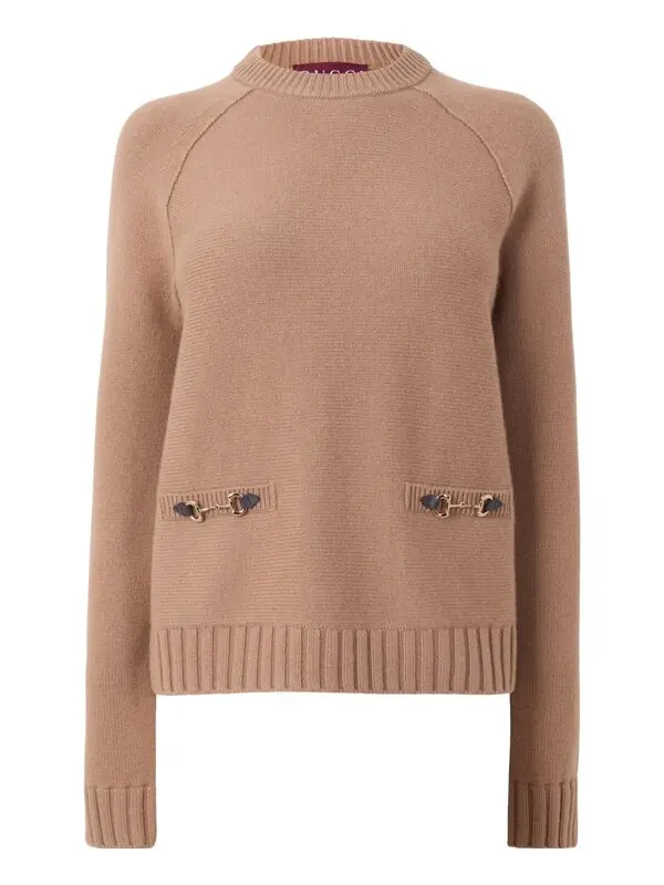 Gucci Crew-neck Knit Sweater - Brown