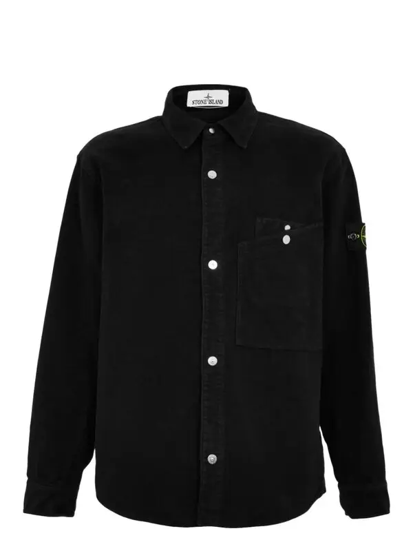 Stone Island Mskin Overshirt - Black