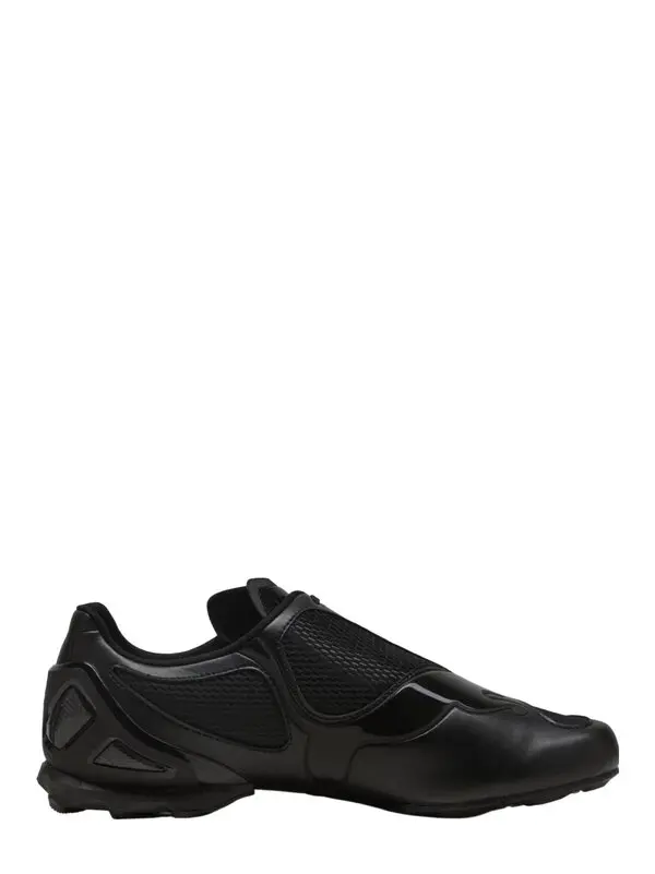 PUMA Lace-up Low-top Sneakers With Sculpted Sole - Black